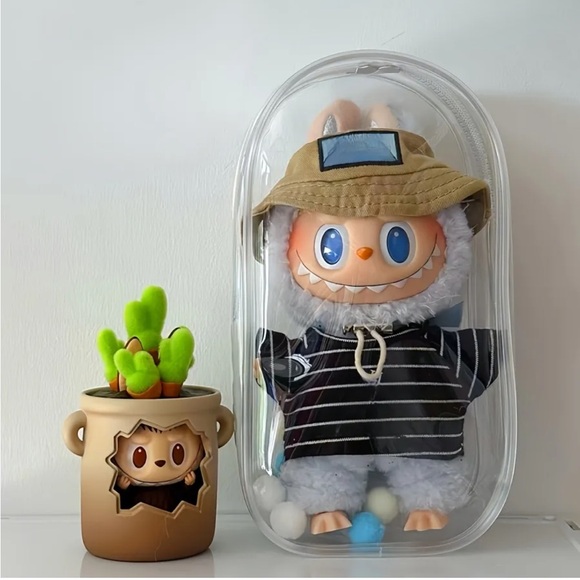 Bags | Peekaboo Labubu Clear Carrying Case For Your Cutest Companions ...